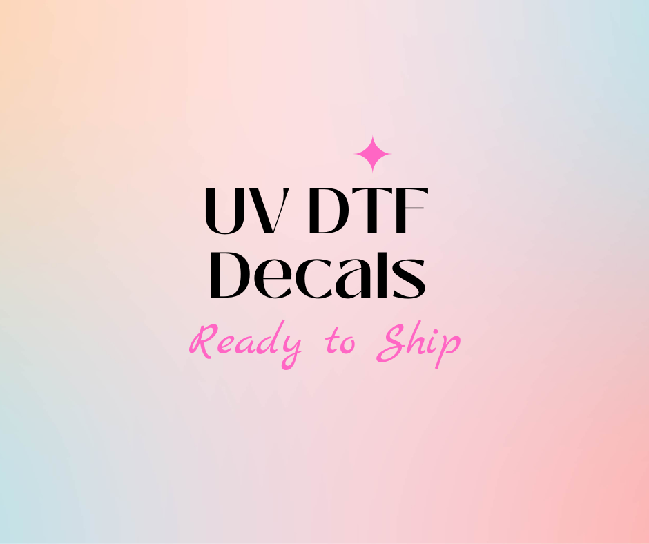 UV DTF Decals – Personalised By Mick and Jen